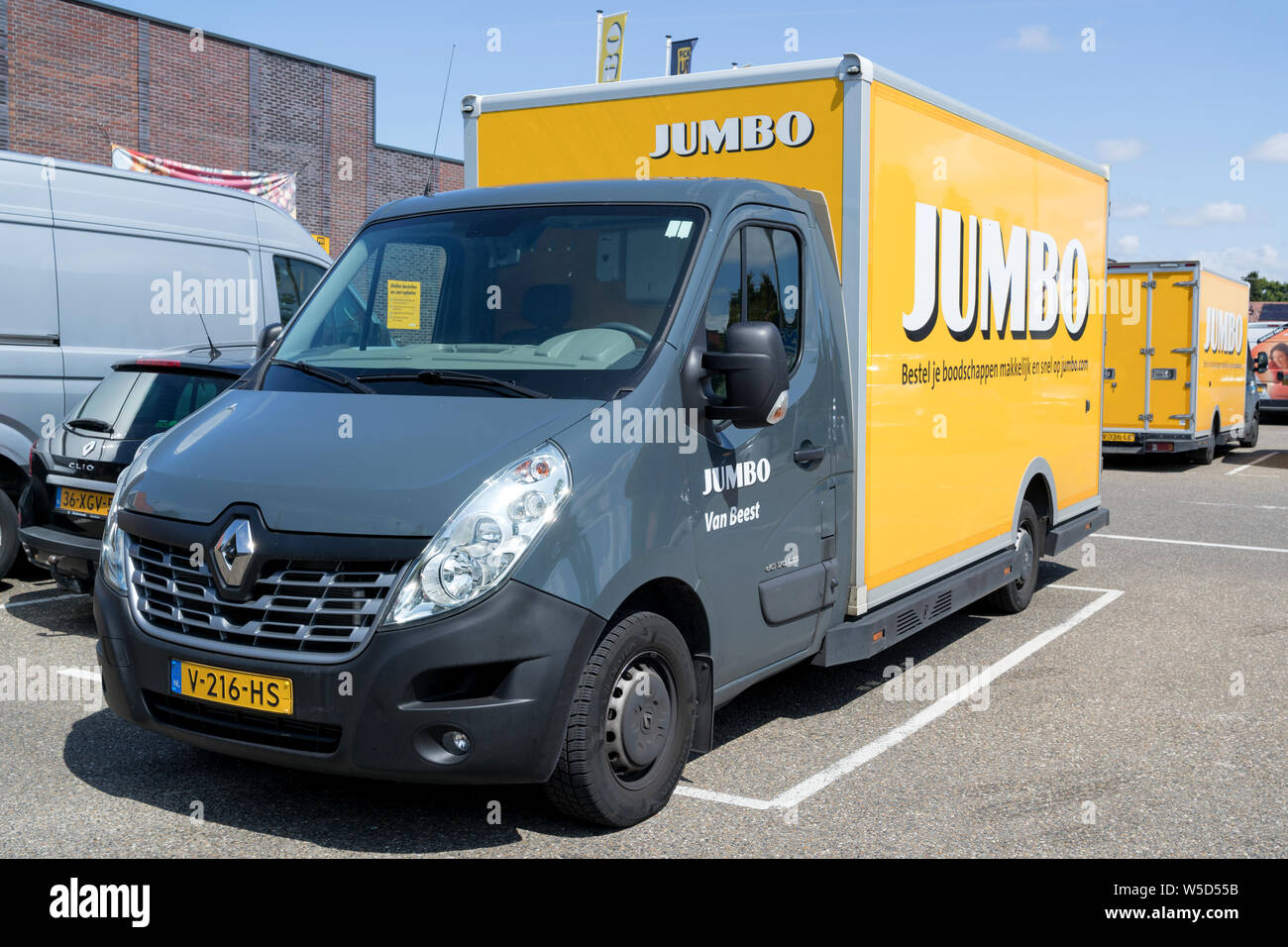 Jumbo delivery van. Jumbo is the second-largest supermarket chain in ...