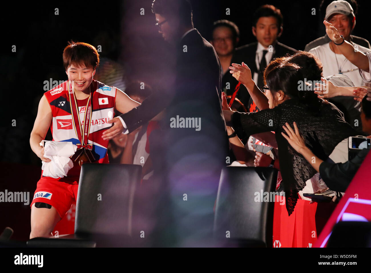 Tokyo, Japan. 28th July, 2019. Akane Yamaguchi (JPN) Badminton : Daihatsu Yonex Japan Open 2019 ...