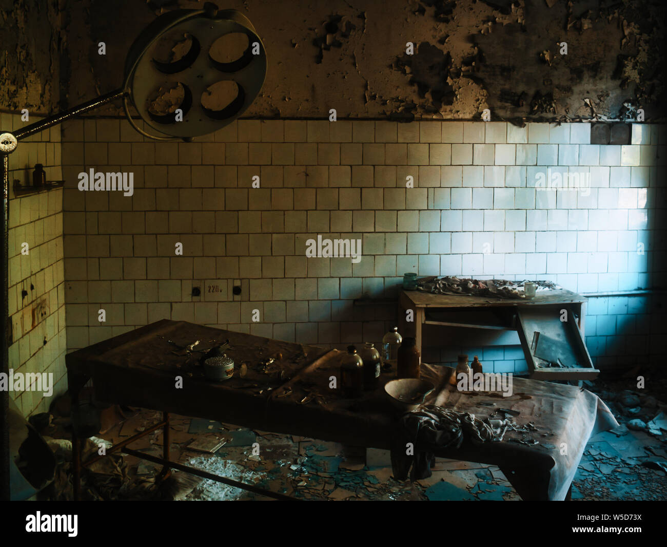 Treatment Room Of Chernobyls Hospital Stock Photo - Alamy