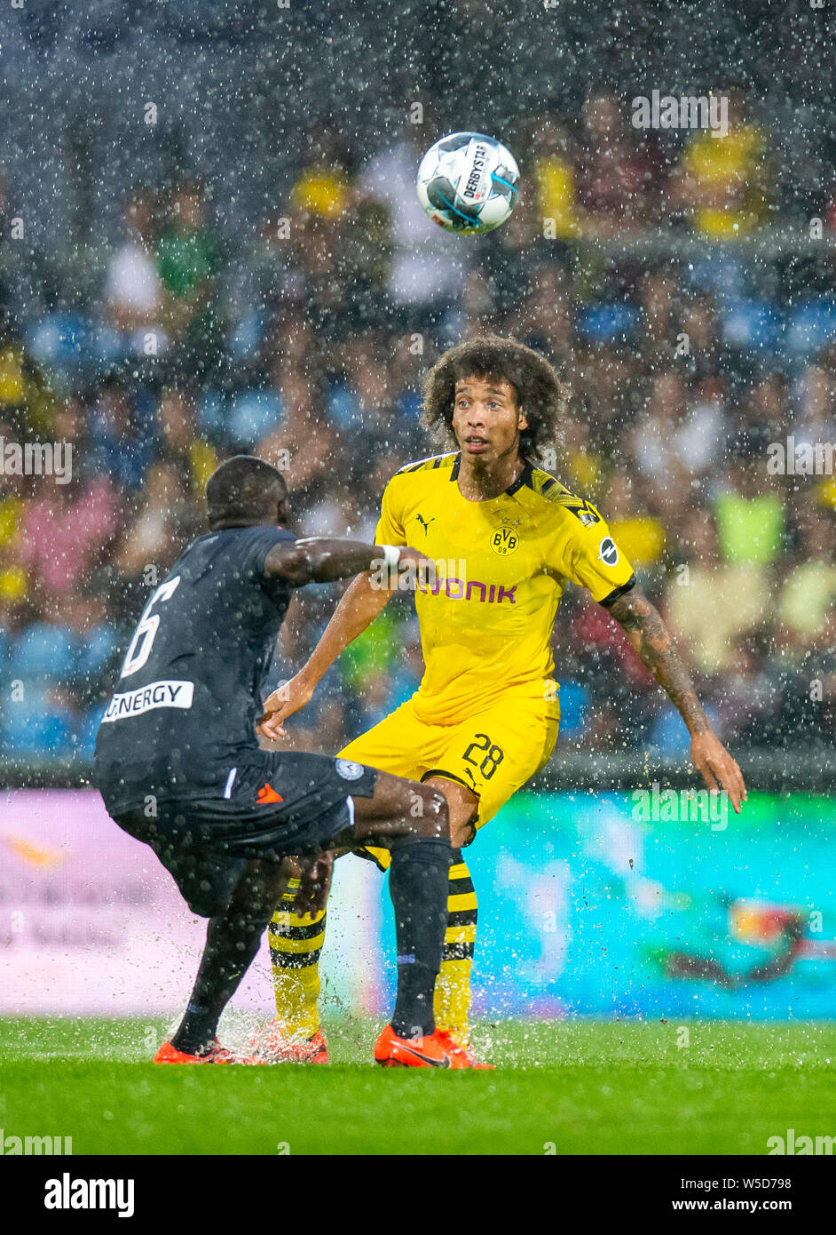 27 July 2019, Austria, Altach: Soccer: Test match, Borussia Dortmund ...
