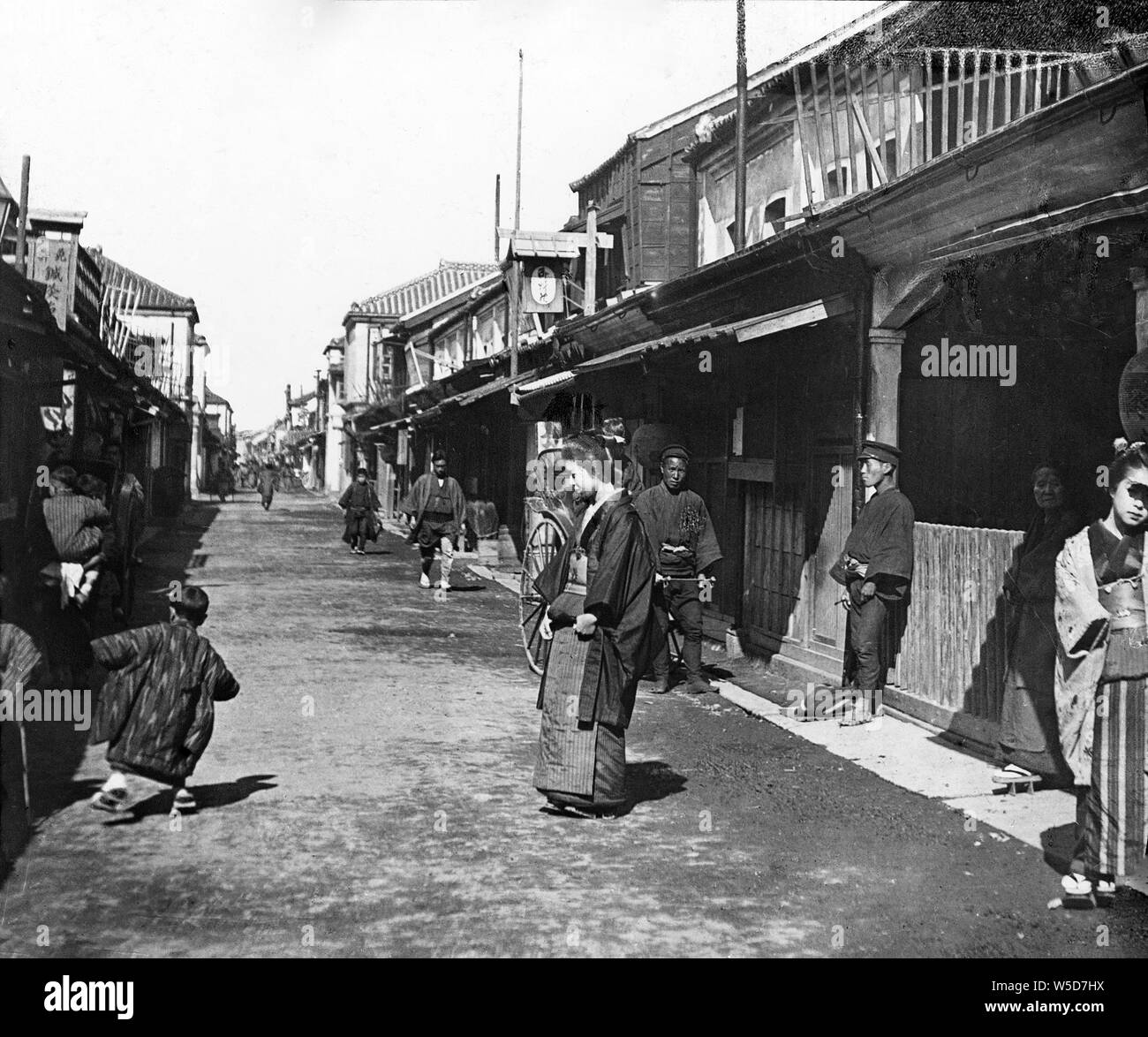 [ 1890s Japan - Tokyo Geisha Houses ] — Geisha houses, also known as ...