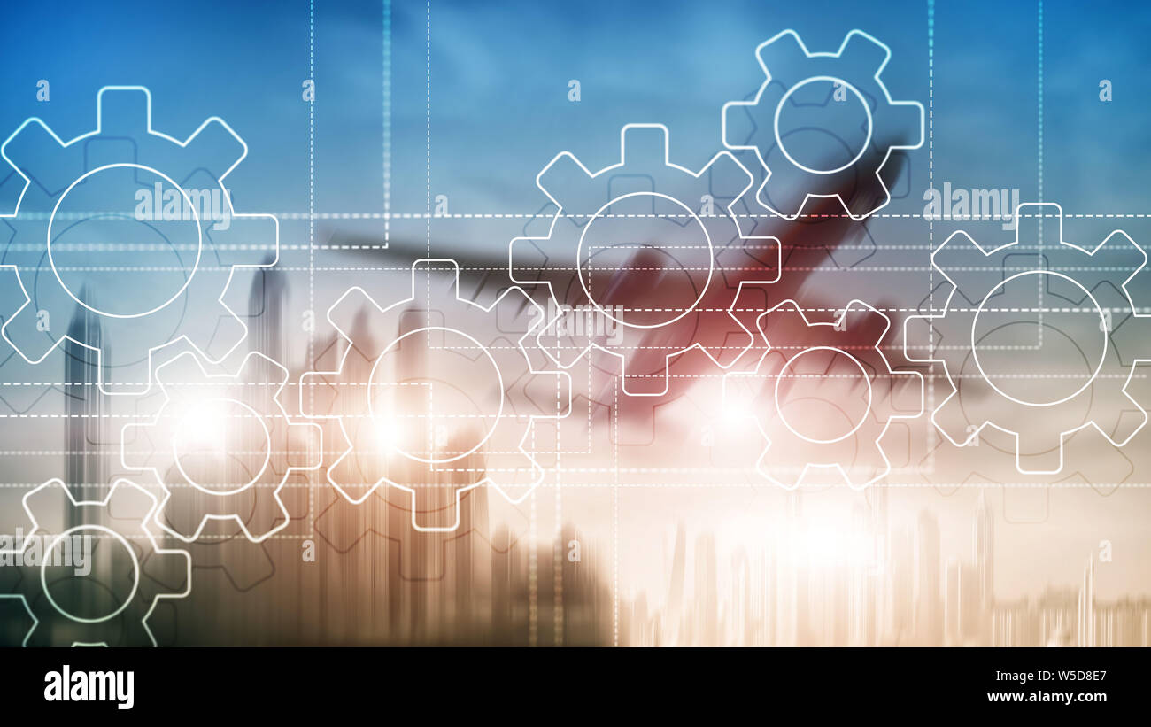 Gears mechanism, digital transformation, data integration and digital ...
