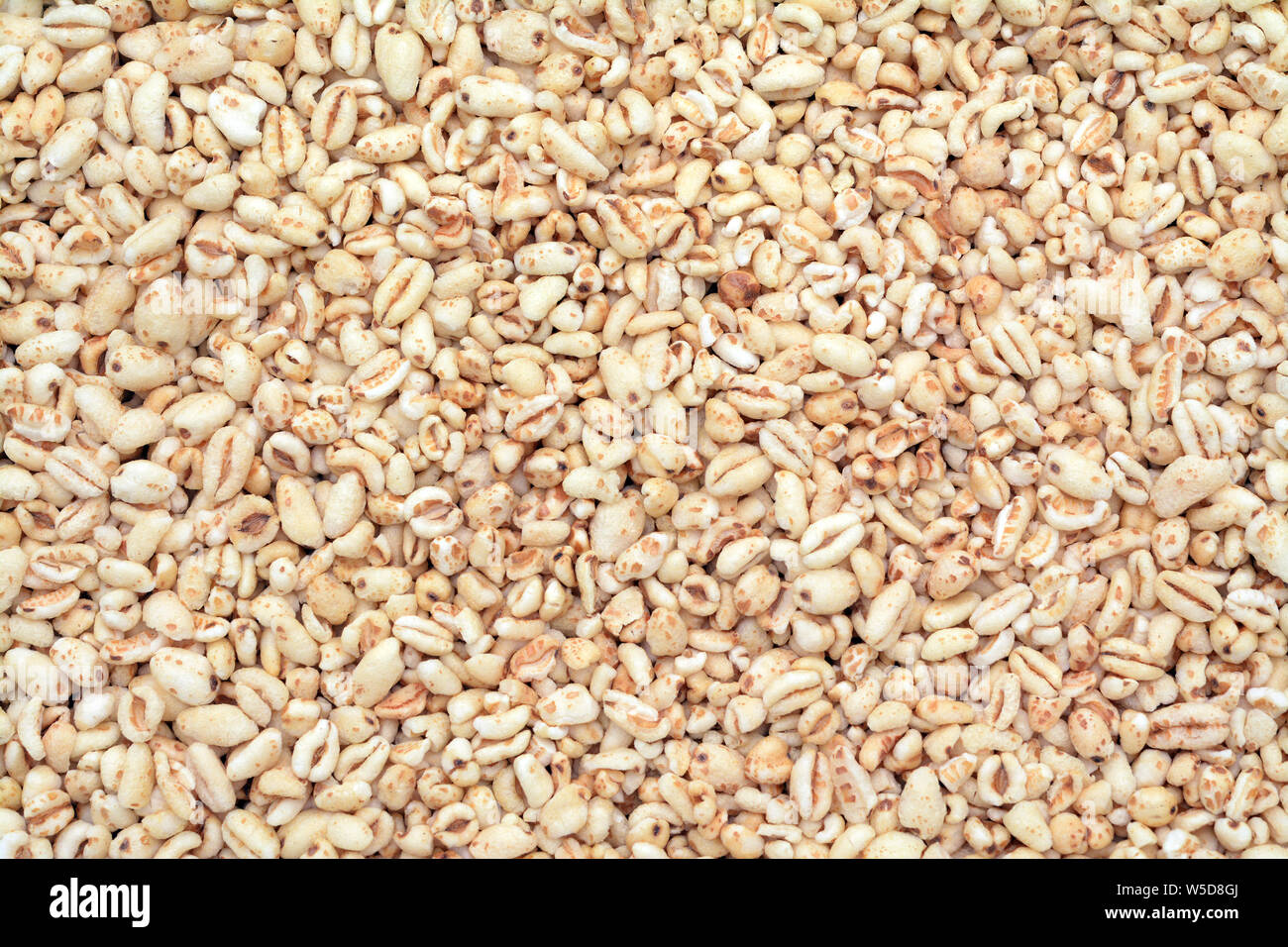 a lot of sweet popped rice for background uses Stock Photo - Alamy
