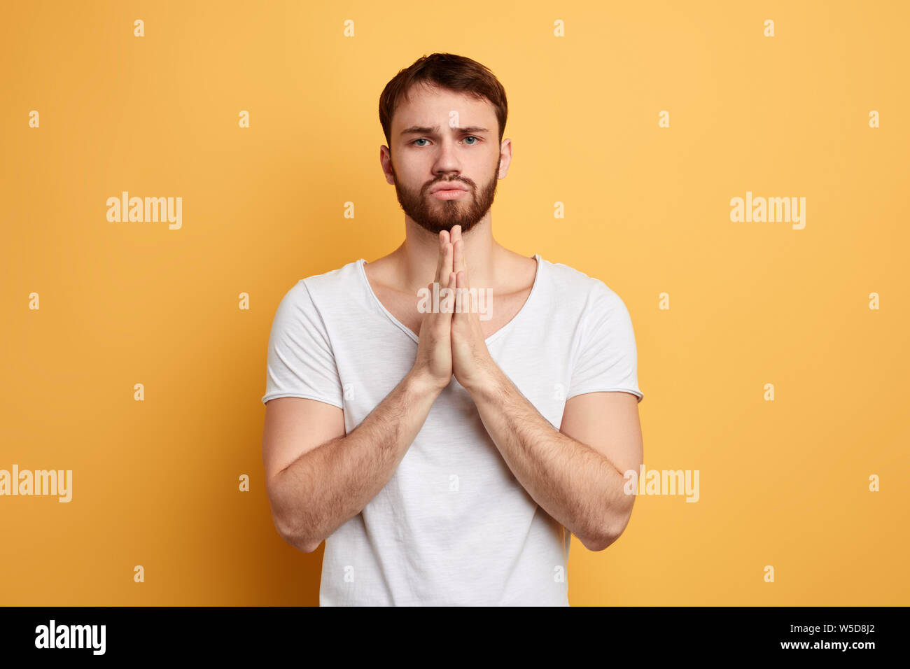 Man Pleading Begging