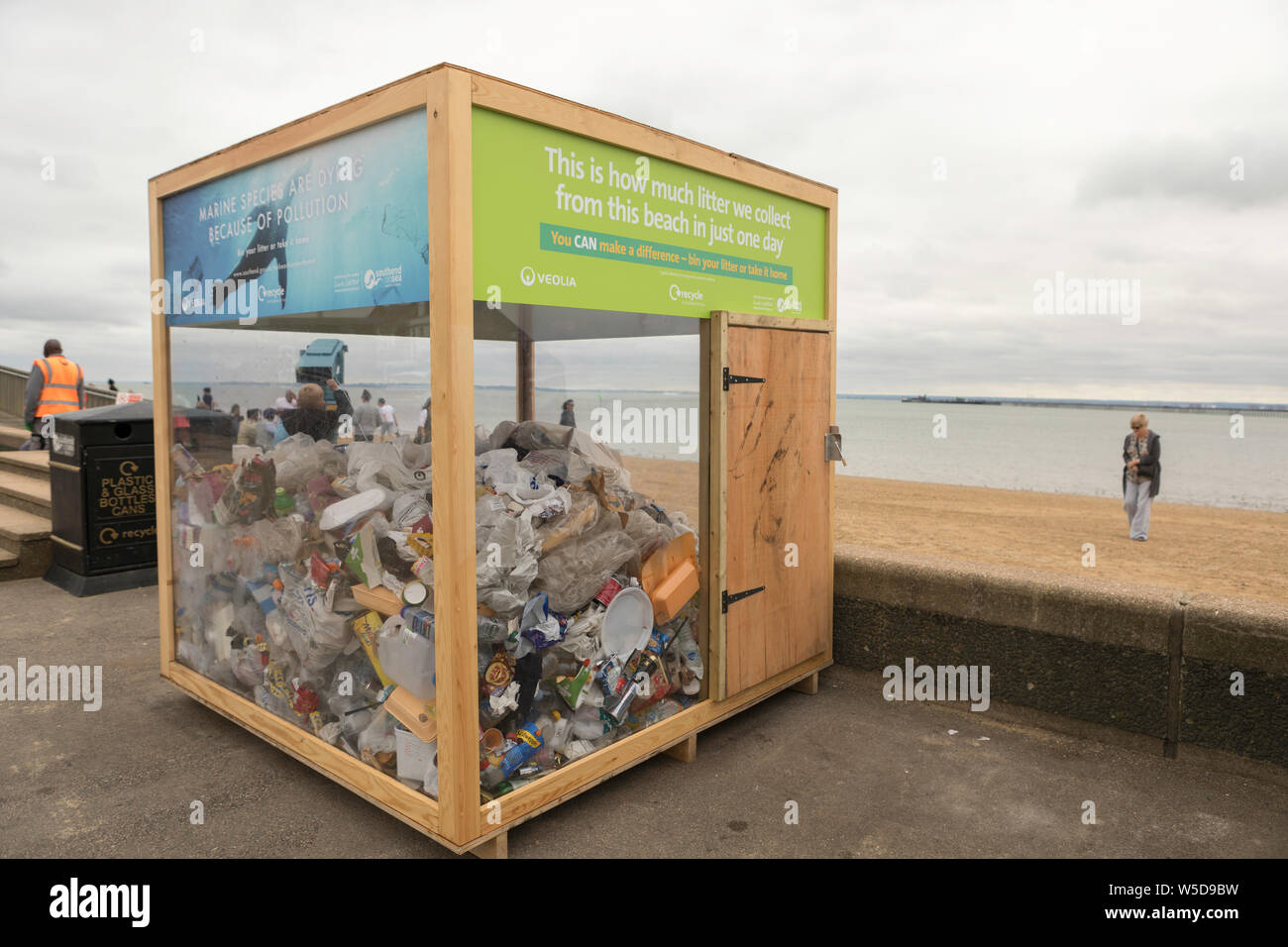 Southend on Sea, UK. 27th July, 2019. The local council has installed a ...