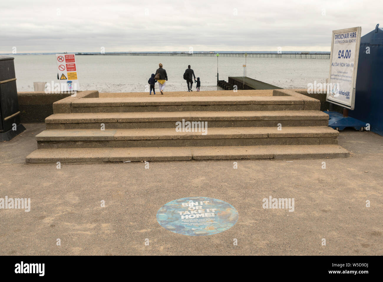 Southend on Sea, UK. 27th July, 2019. The local council has installed a ...