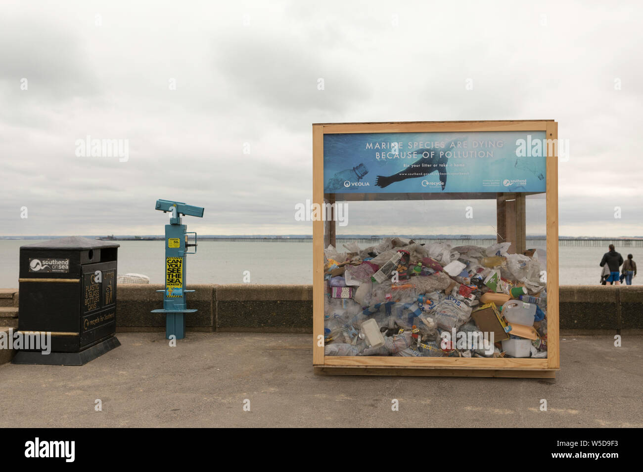 Southend on Sea, UK. 27th July, 2019. The local council has installed a ...