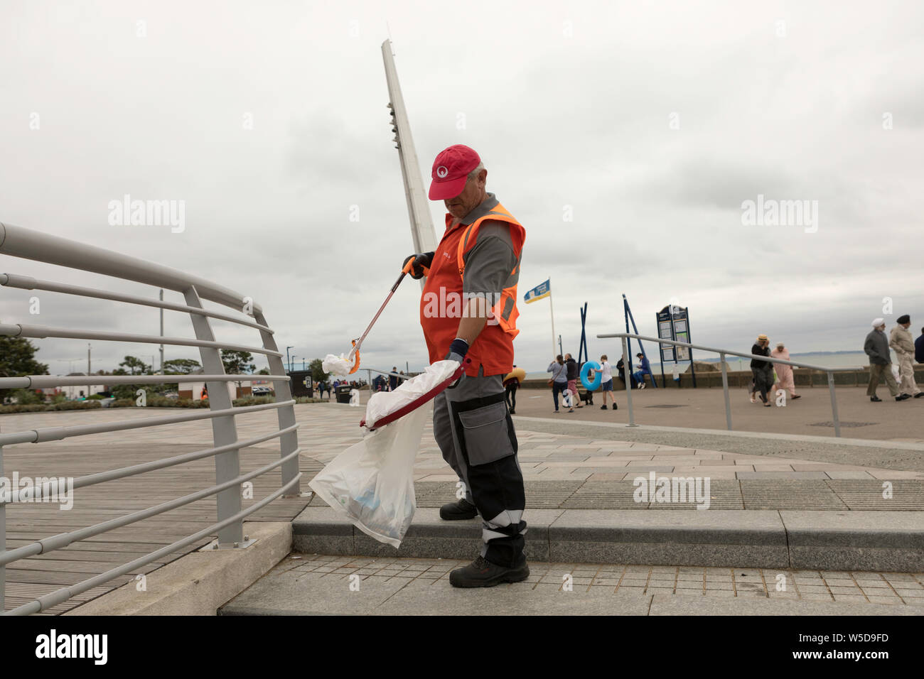 Southend on Sea, UK. 27th July, 2019. The local council has installed a ...