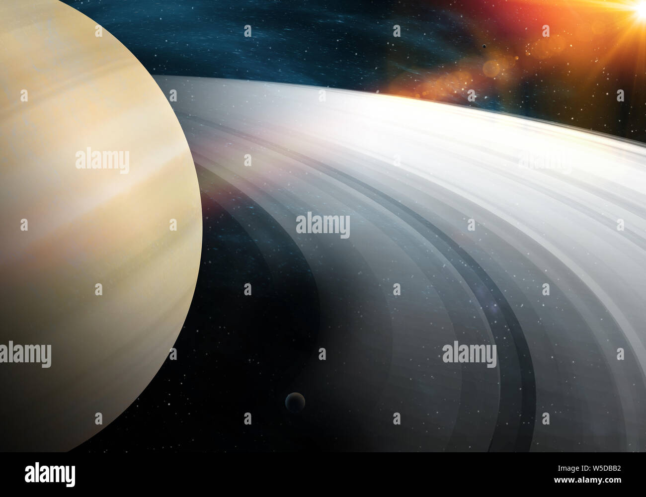 Celestial Art, Saturn planet belt in outer space showing the beauty of ...