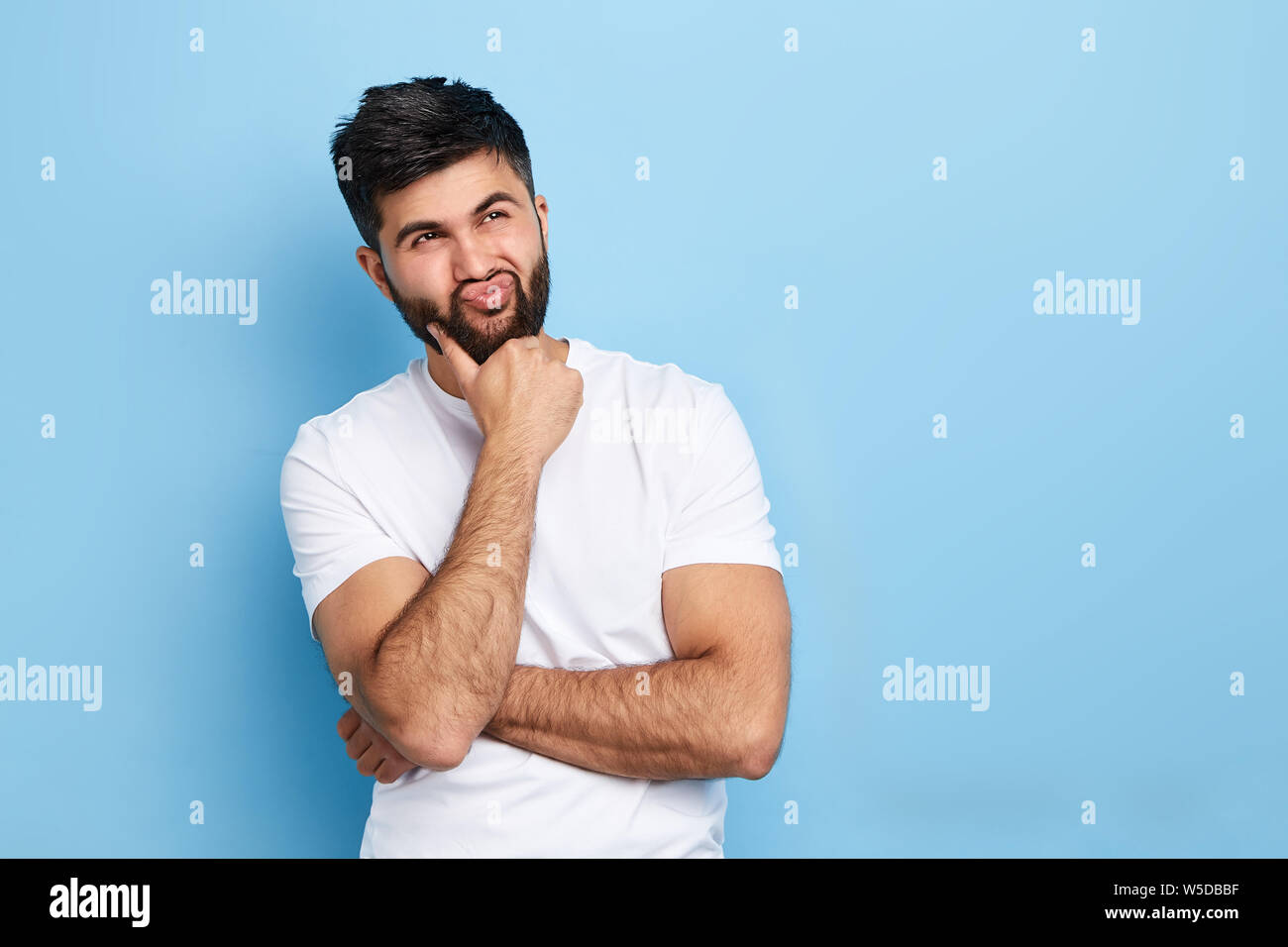 Space decision making face hand hi-res stock photography and images - Alamy