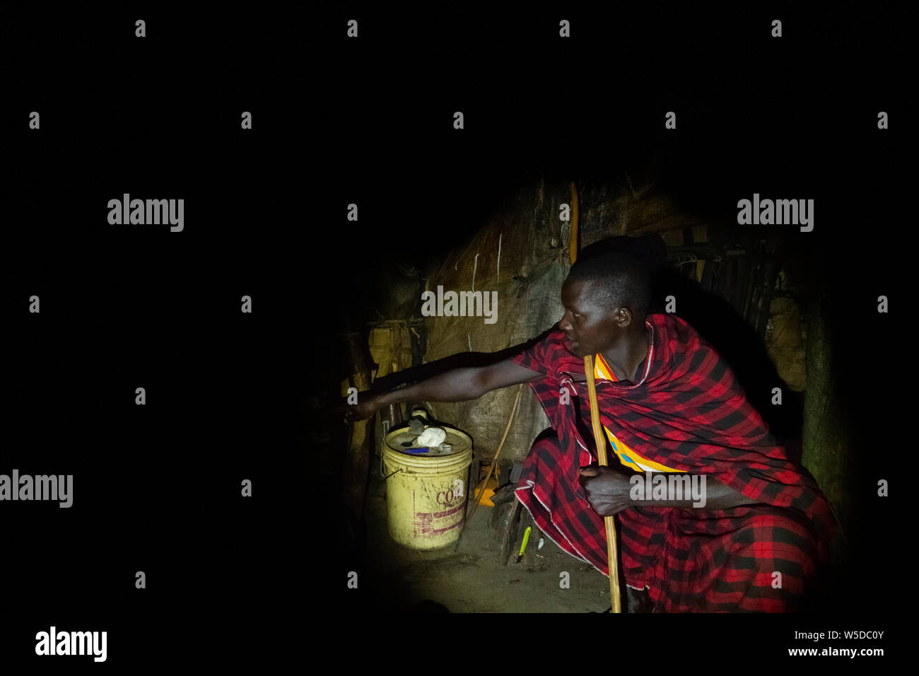 Inside african hut hi-res stock photography and images - Alamy