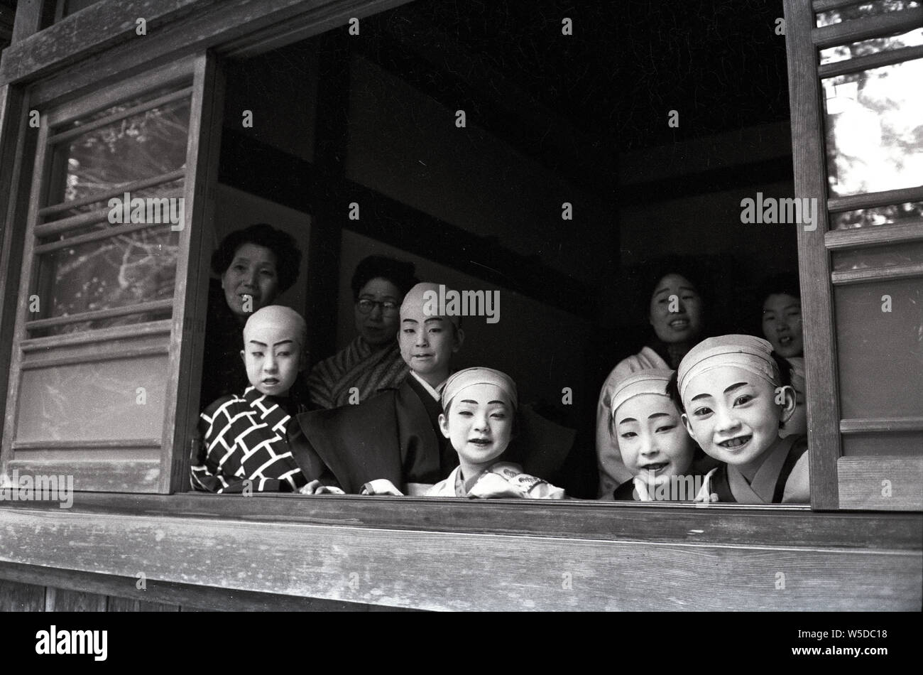 [ 1950s Japan - Japanese Children at a Festival in Nikko ] — Boys ...