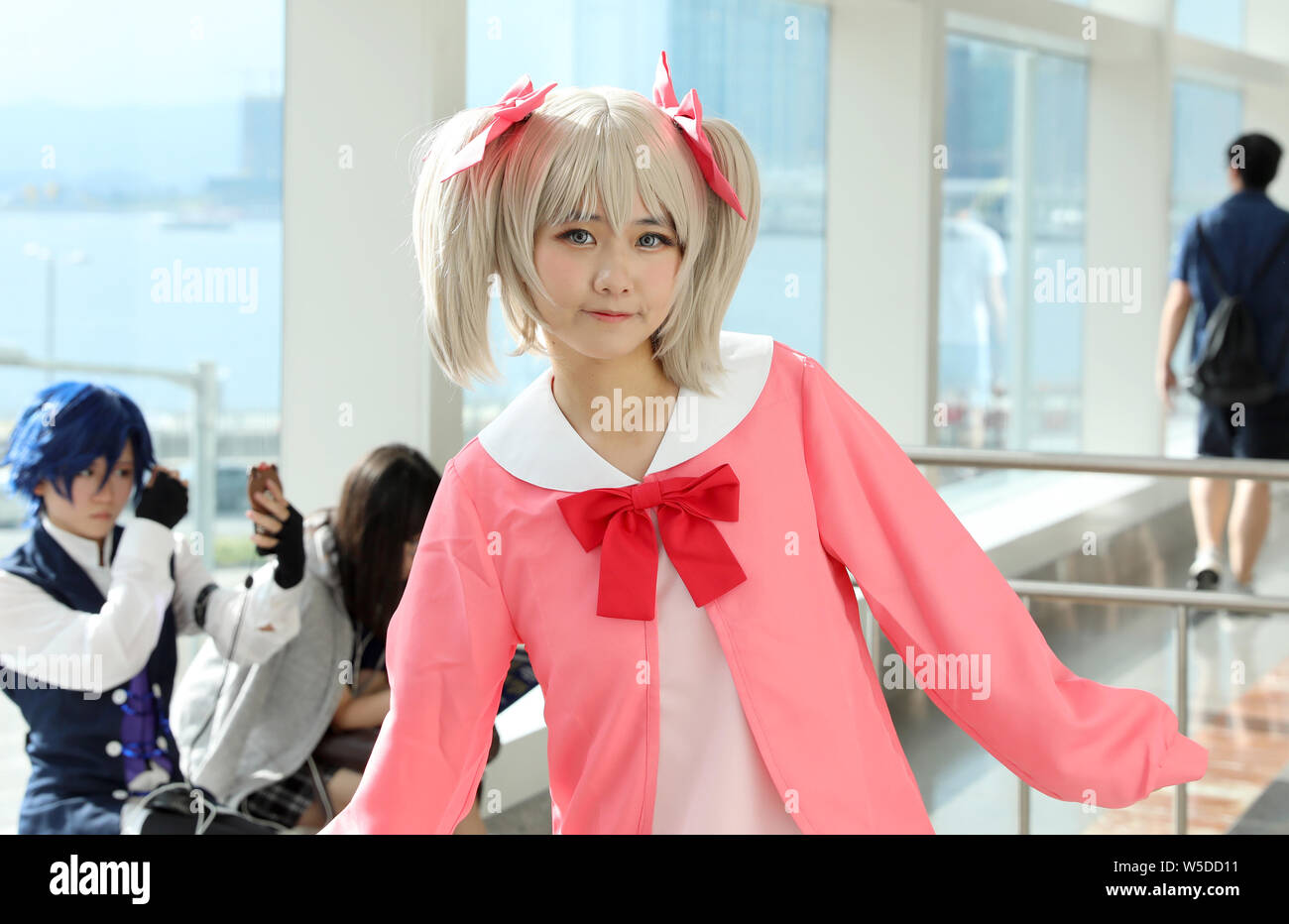 Hong Kong, China. 28th July, 2019. A cosplayer takes part in the Hong ...