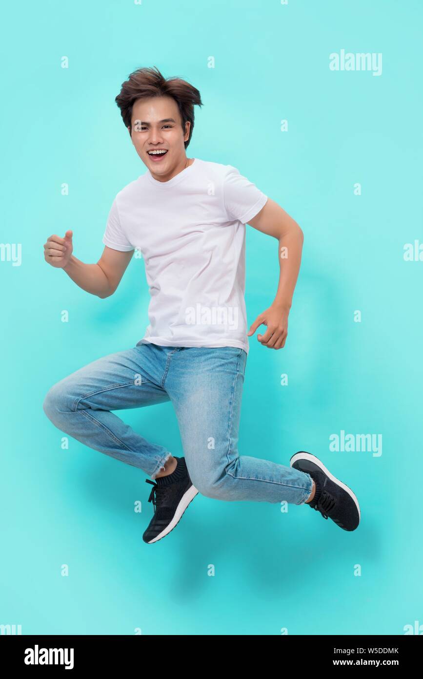 Excited young man in hi-res stock photography and images - Alamy