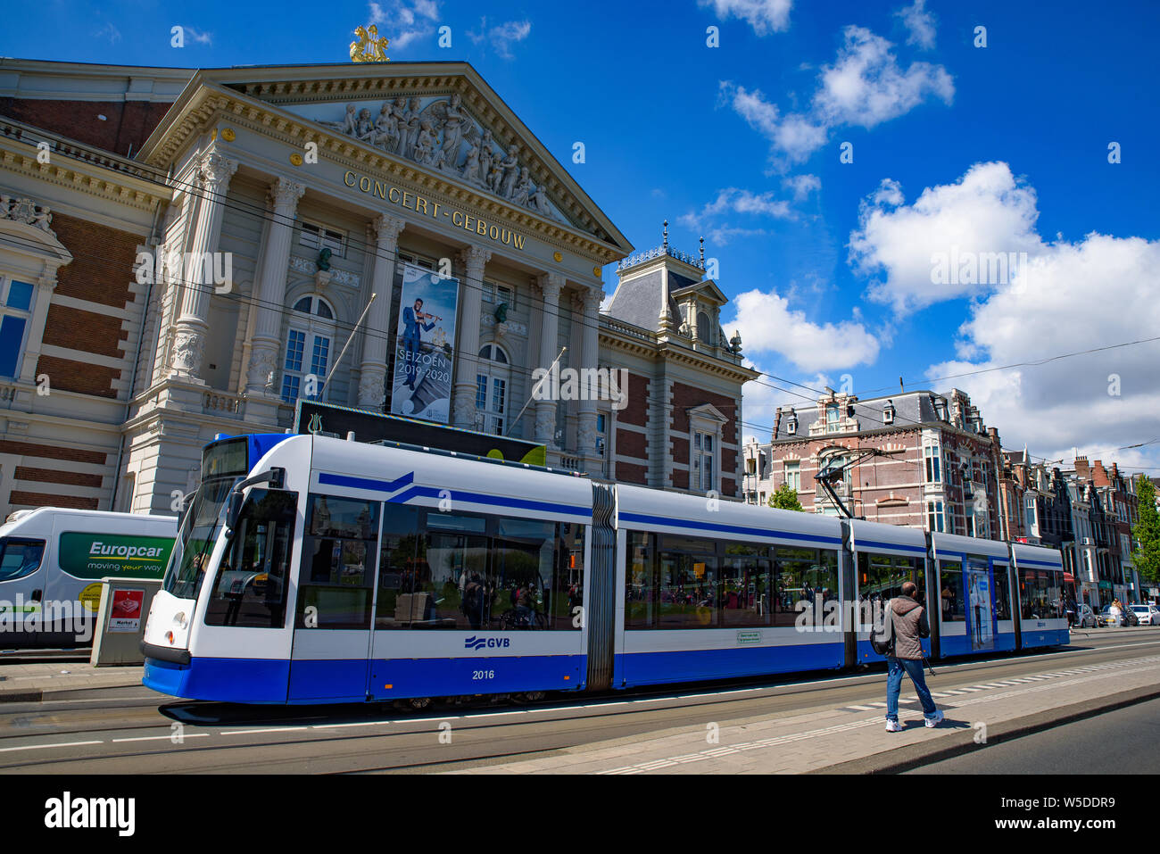 Tram street amsterdam holland hi-res stock photography and images - Alamy