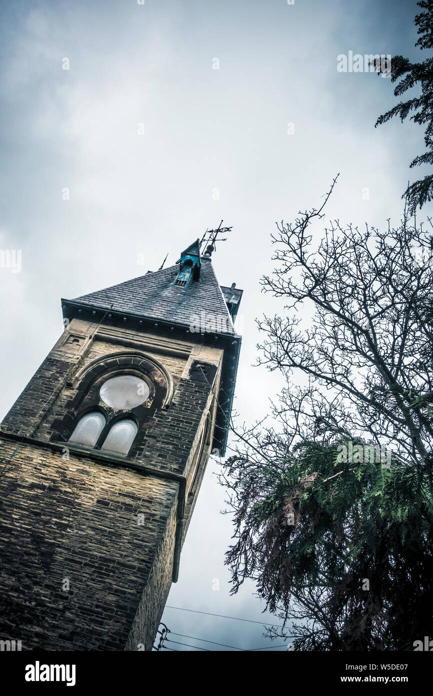 Tower with sloping roof hi-res stock photography and images - Alamy