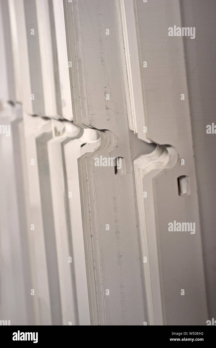 punched aluminium lithographic plate archive Stock Photo - Alamy