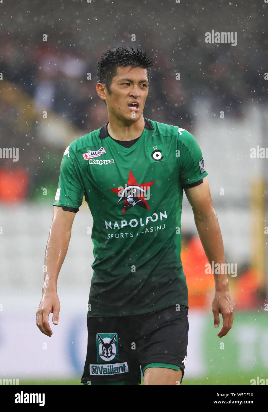 BRUGGE, BELGIUM - JULY 27: Naomichi Ueda of Cercle during the Jupiler Pro League match day 1 ...