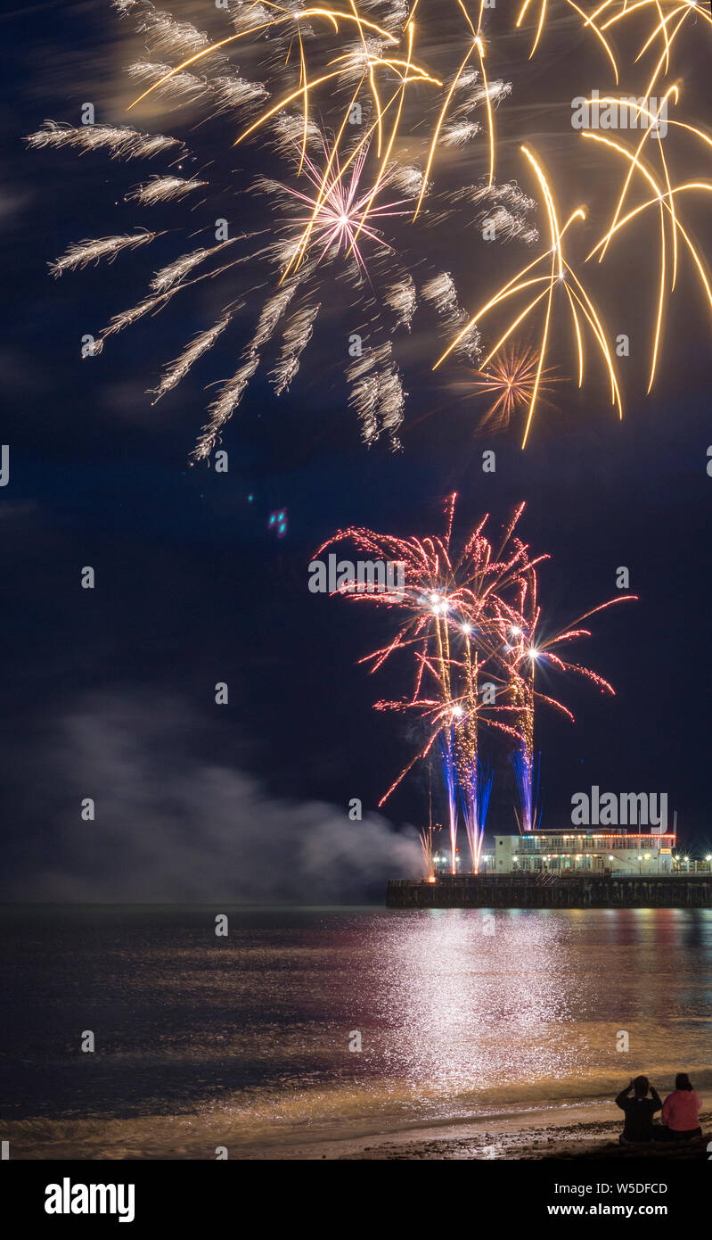 Worthing pier worthing west night hi-res stock photography and images ...