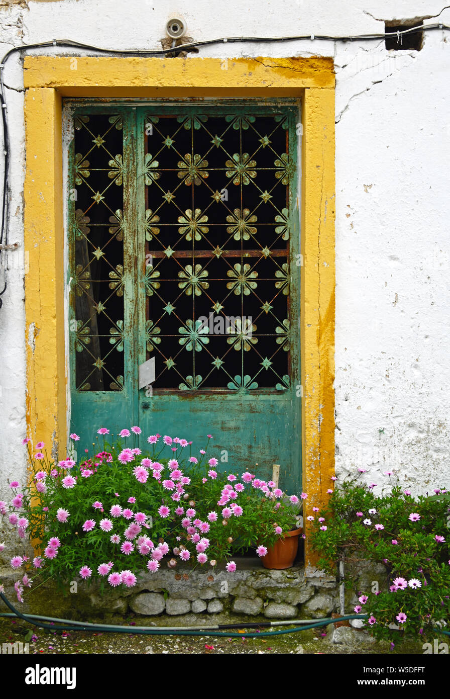 Village houses, Chlomos, Corfu, Greece Stock Photo - Alamy
