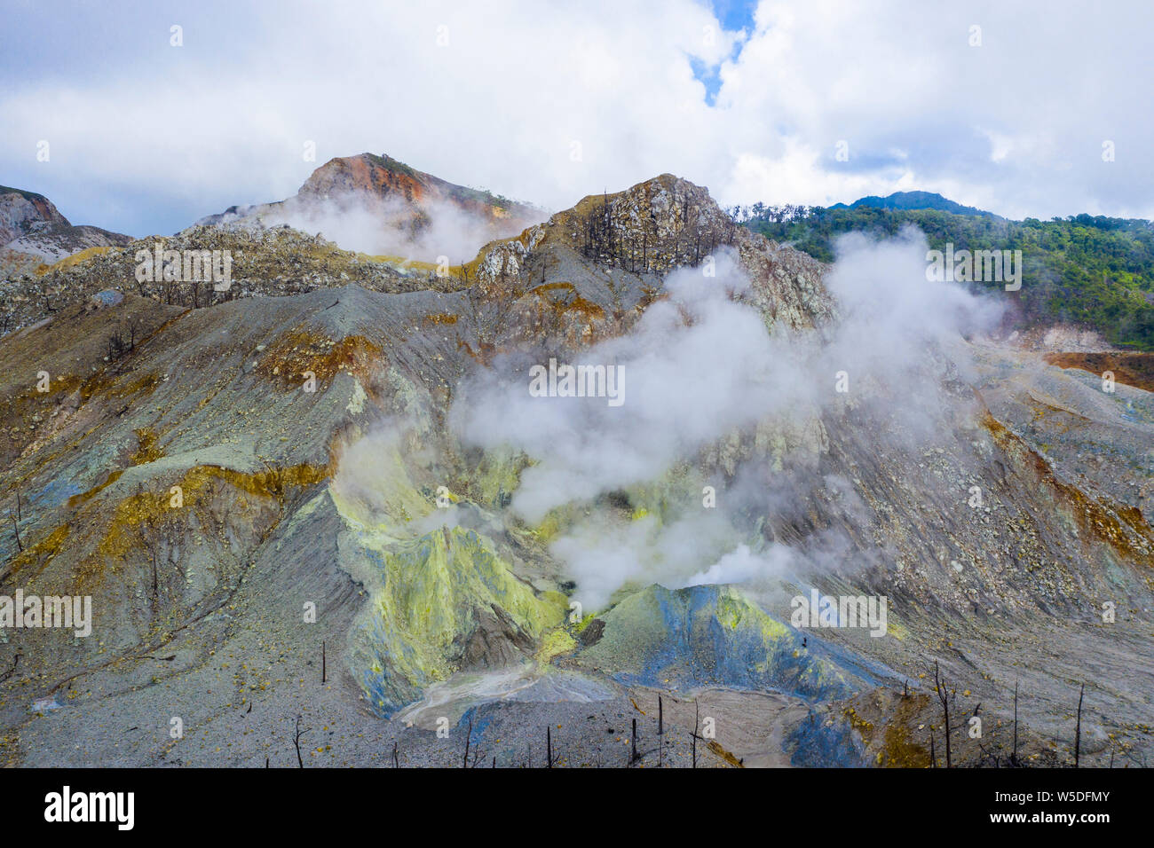 Garbuna Volcano, Kimbe Bay, New Britain, Papua New Guinea Stock Photo ...