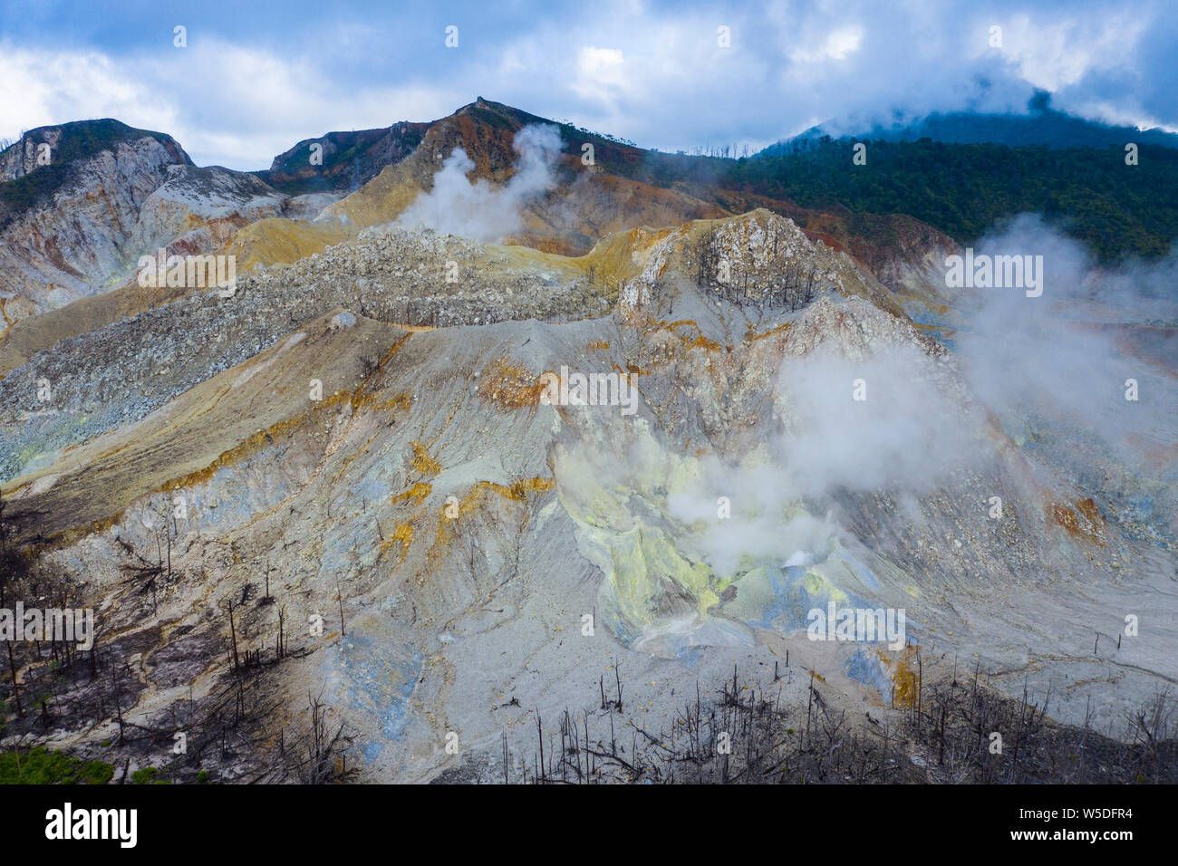 Garbuna Volcano, Kimbe Bay, New Britain, Papua New Guinea Stock Photo ...