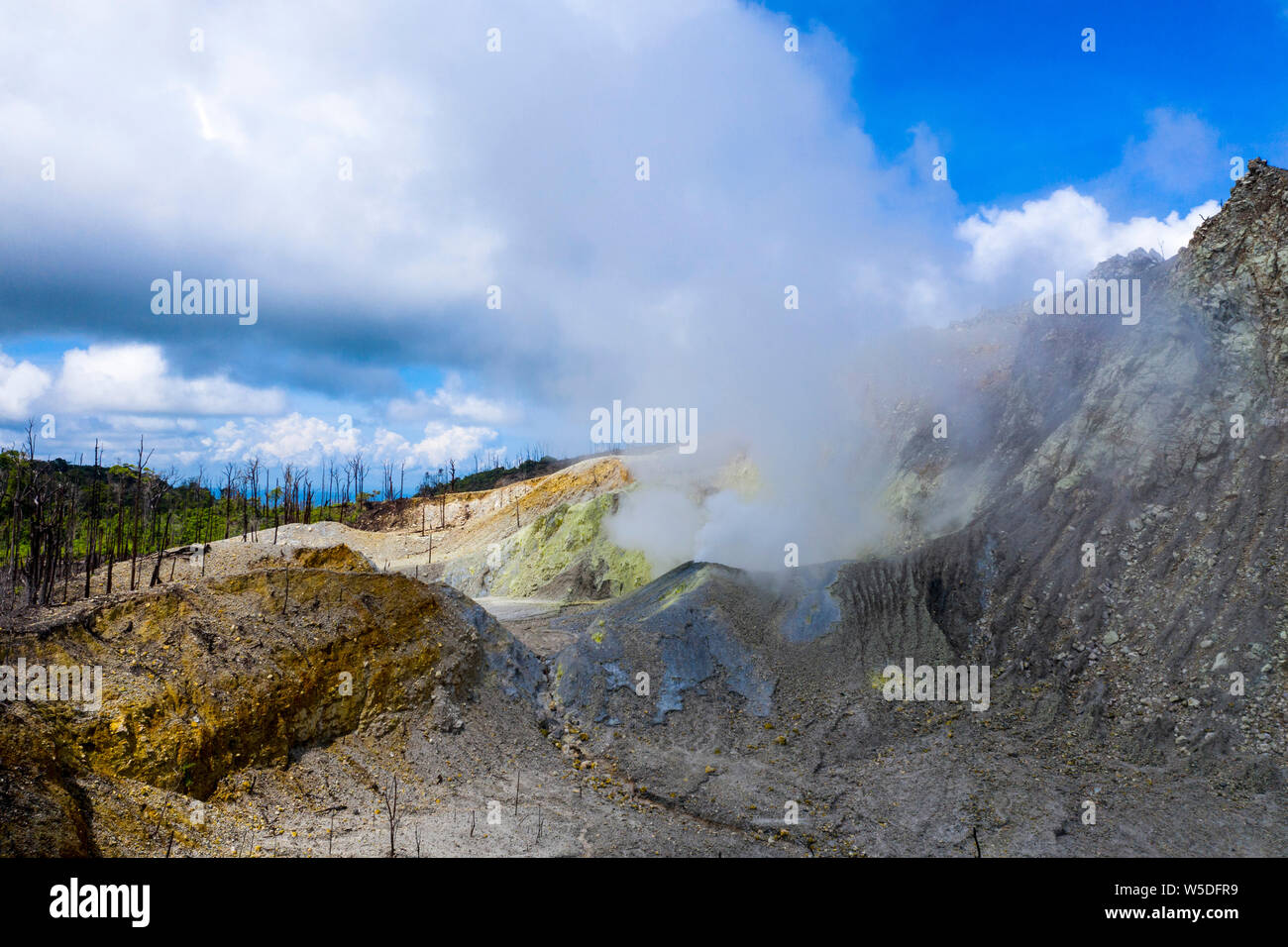 Garbuna Volcano, Kimbe Bay, New Britain, Papua New Guinea Stock Photo ...
