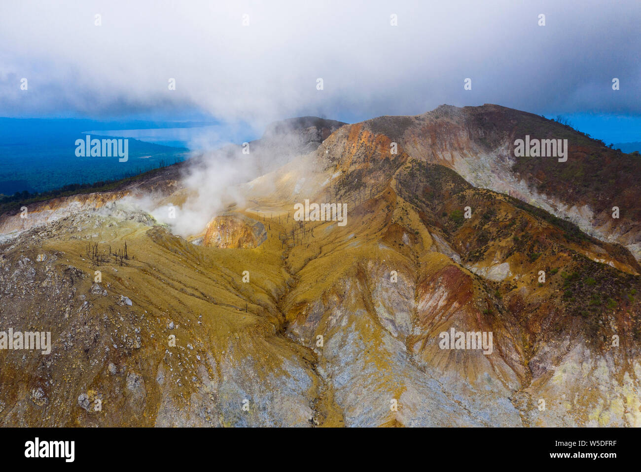 Garbuna Volcano, Kimbe Bay, New Britain, Papua New Guinea Stock Photo ...