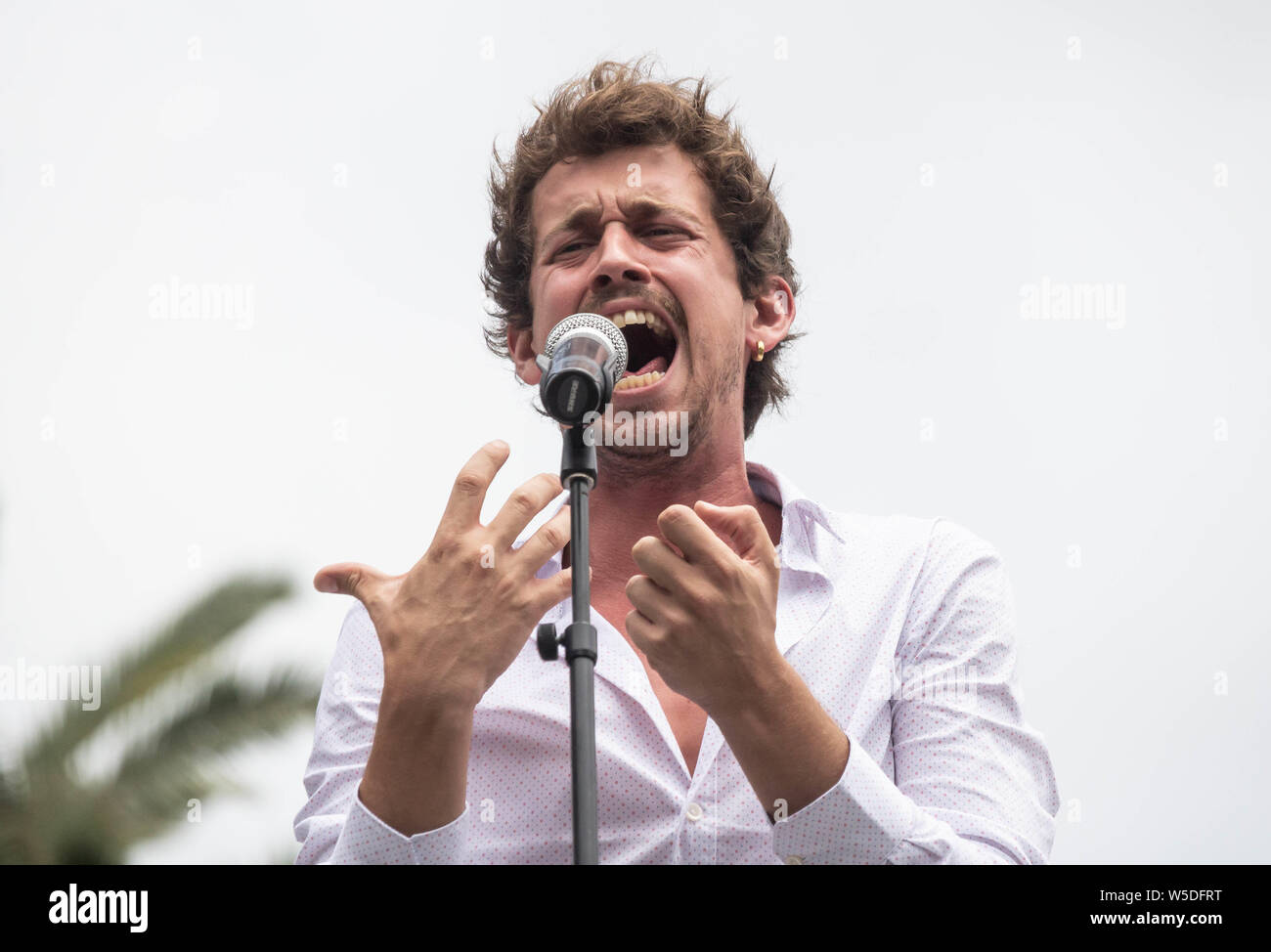 Flamenco singer in Spain Stock Photo - Alamy