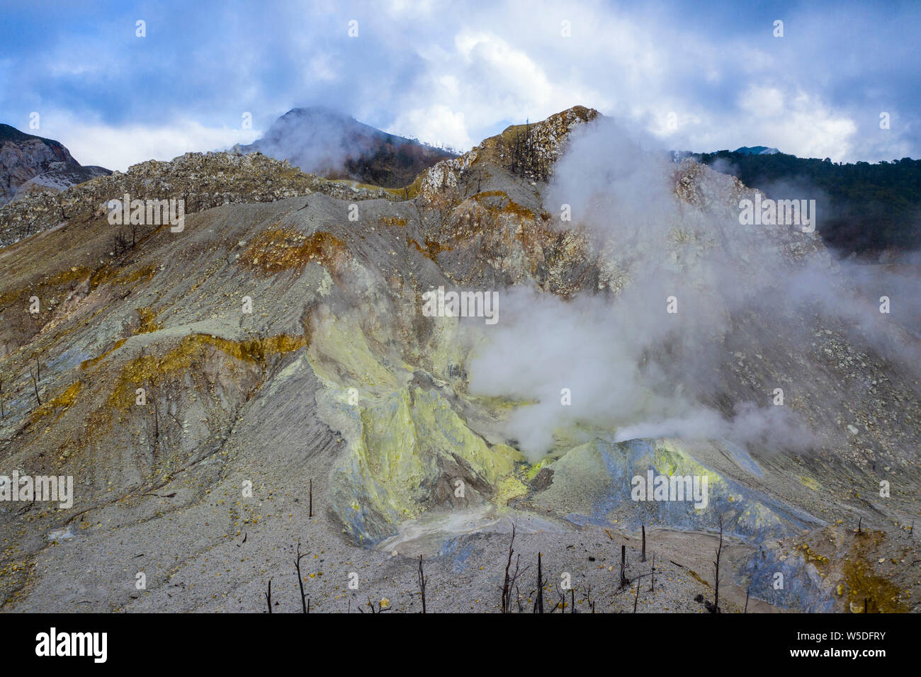 Garbuna Volcano, Kimbe Bay, New Britain, Papua New Guinea Stock Photo ...