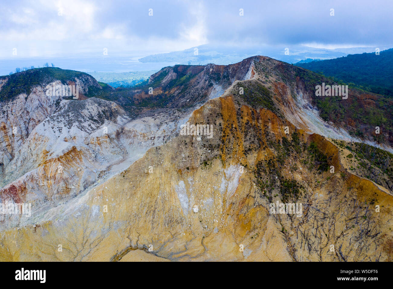Garbuna Volcano, Kimbe Bay, New Britain, Papua New Guinea Stock Photo ...