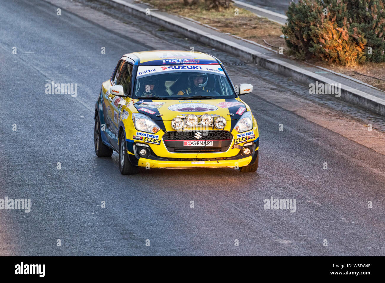 Rome,Italy - July 21, 2019:At Rome capital city Rally public event, the ...