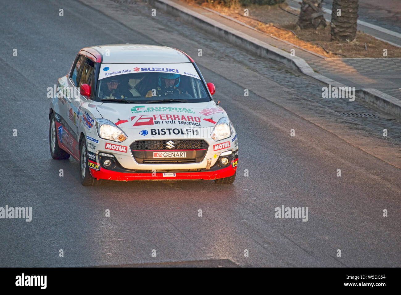 Rome,Italy - July 21, 2019:At Rome capital city Rally public event, the ...