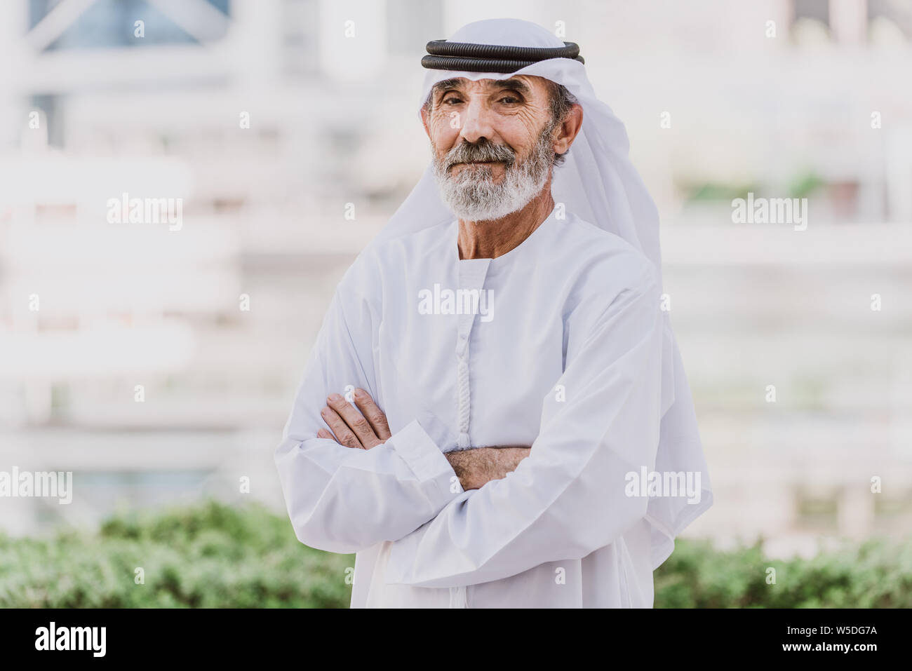 Senior business man in Dubai Stock Photo - Alamy