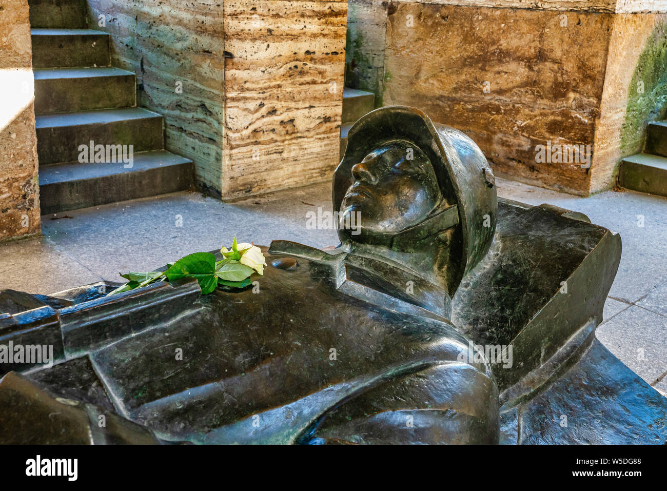 Famous war memorial in the Court Garden in Munich, Germany Stock Photo ...