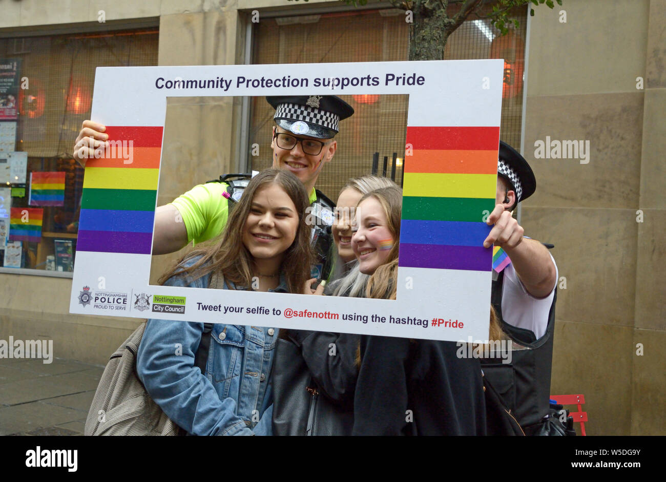 Police with pride hi-res stock photography and images - Alamy