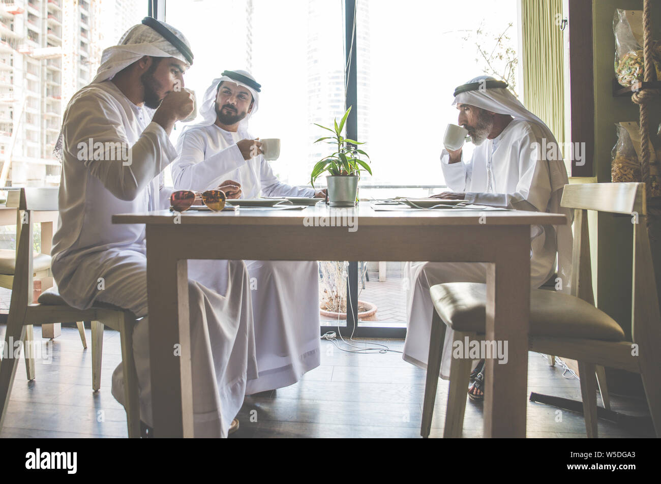 Emirati family restaurant hi-res stock photography and images - Alamy