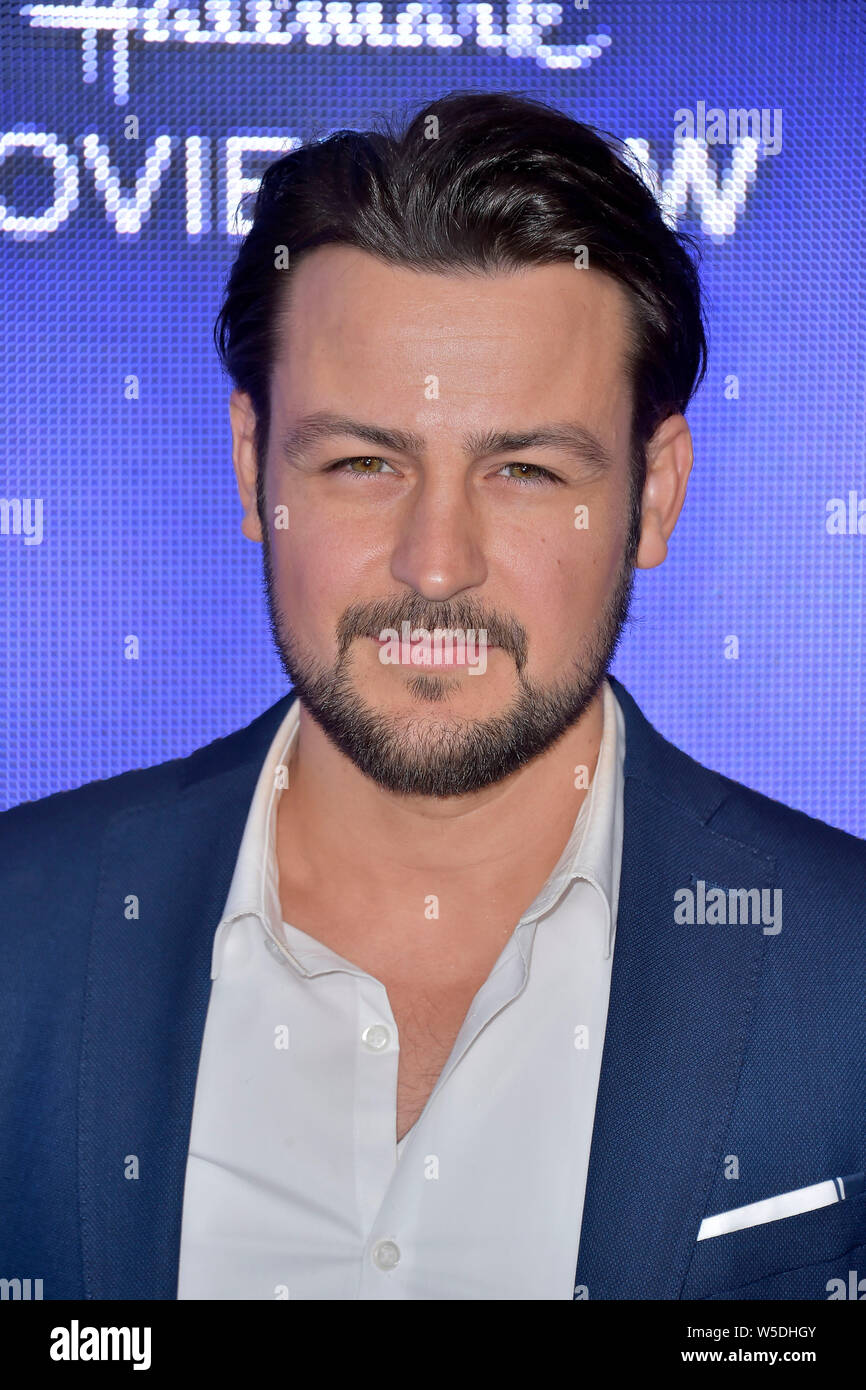 Tyler Hynes at the Hallmark Channel Summer TCA 2019 event in a private ...
