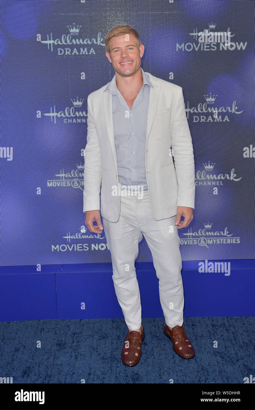Trevor Donovan at the Hallmark Channel Summer TCA 2019 event in a ...