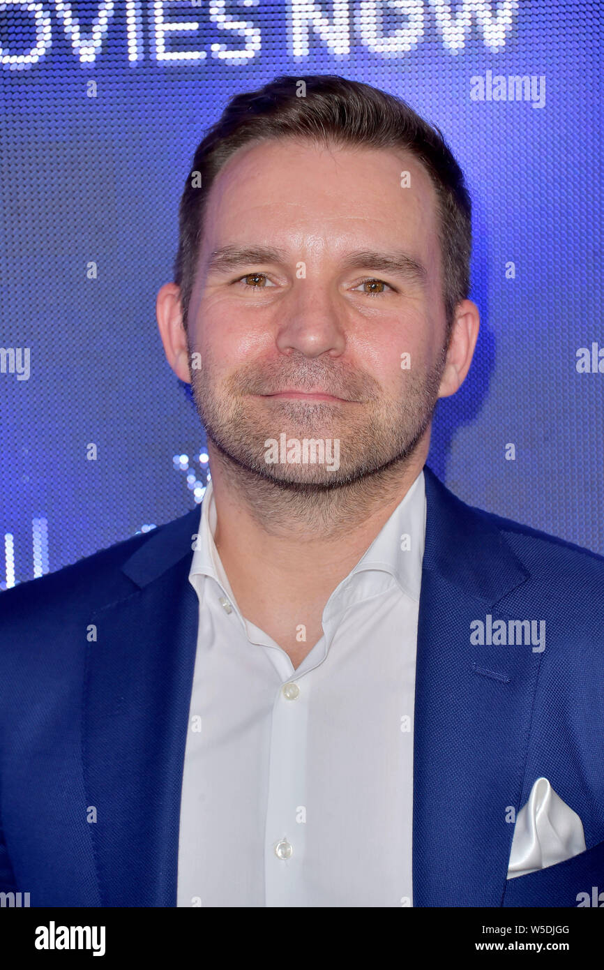 Geoff Gustafson at the Hallmark Channel Summer TCA 2019 event in a ...