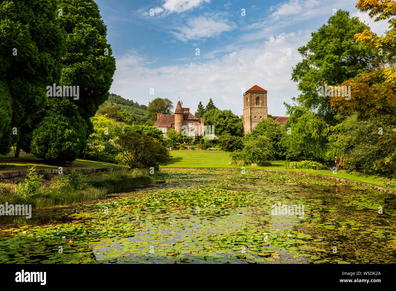 The 12th-century Little Malvern Priory and Little Malvern Court ...