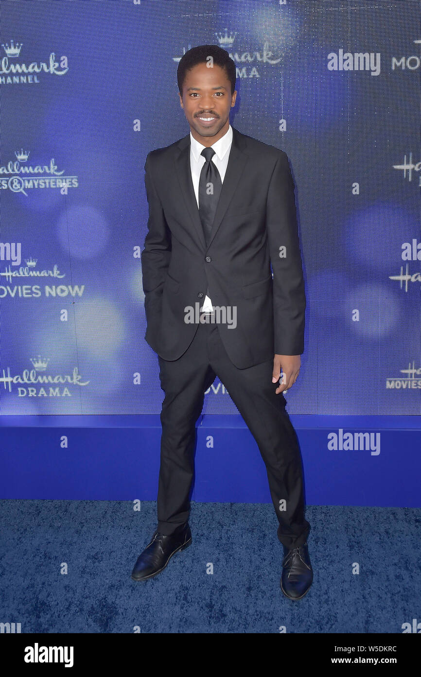 Dewshane Williams at the Hallmark Channel Summer TCA 2019 event in a ...