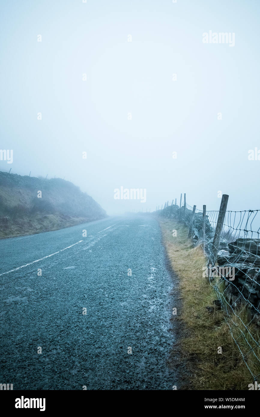 Empty rural road hi-res stock photography and images - Alamy