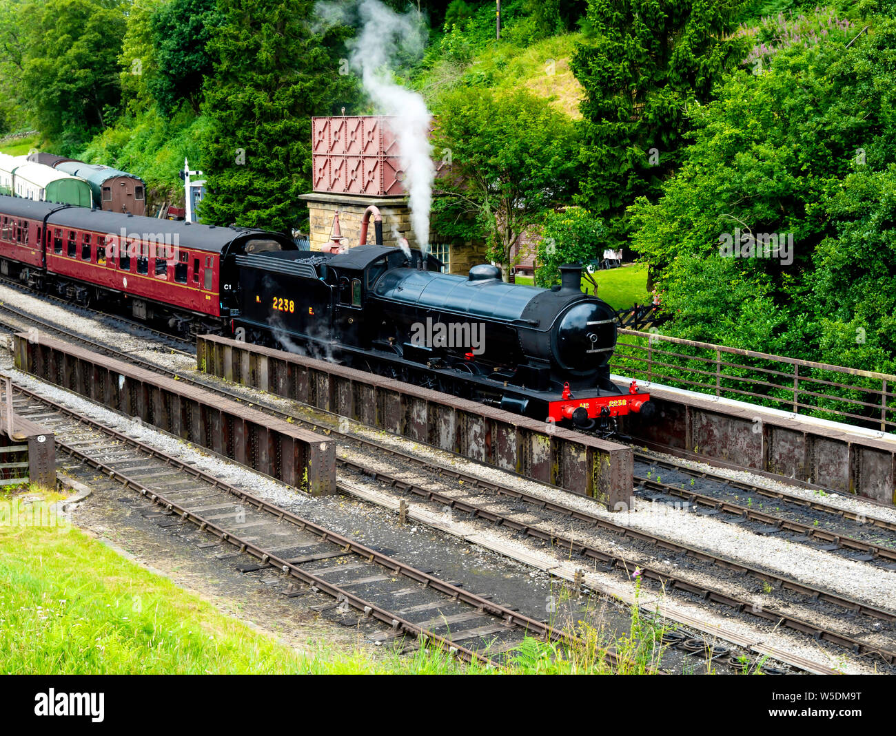 Repainted in original North Eastern Railway livery ex-LNER class Q6 ...