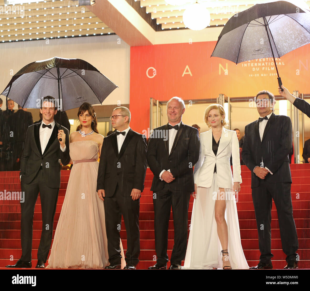 CANNES, FRANCE - MAY 18: Vlad Ivanov, Rodica Lazar, Catrinel Marlon and ...