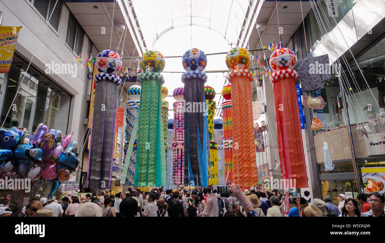 Sendai Tanabata Festival High Resolution Stock Photography and Images ...