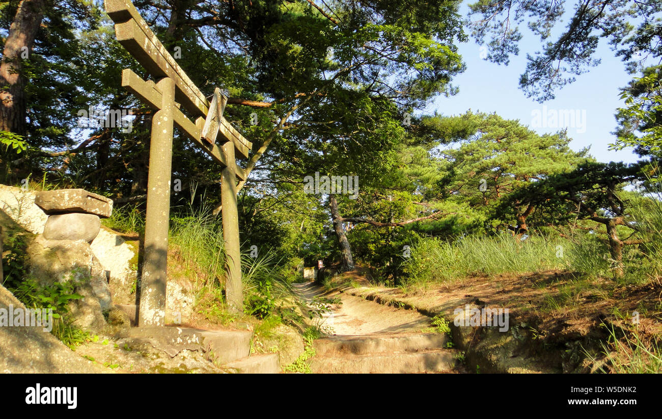 Ojima Island in Town Matsushima. located on the other side of vermilion ...