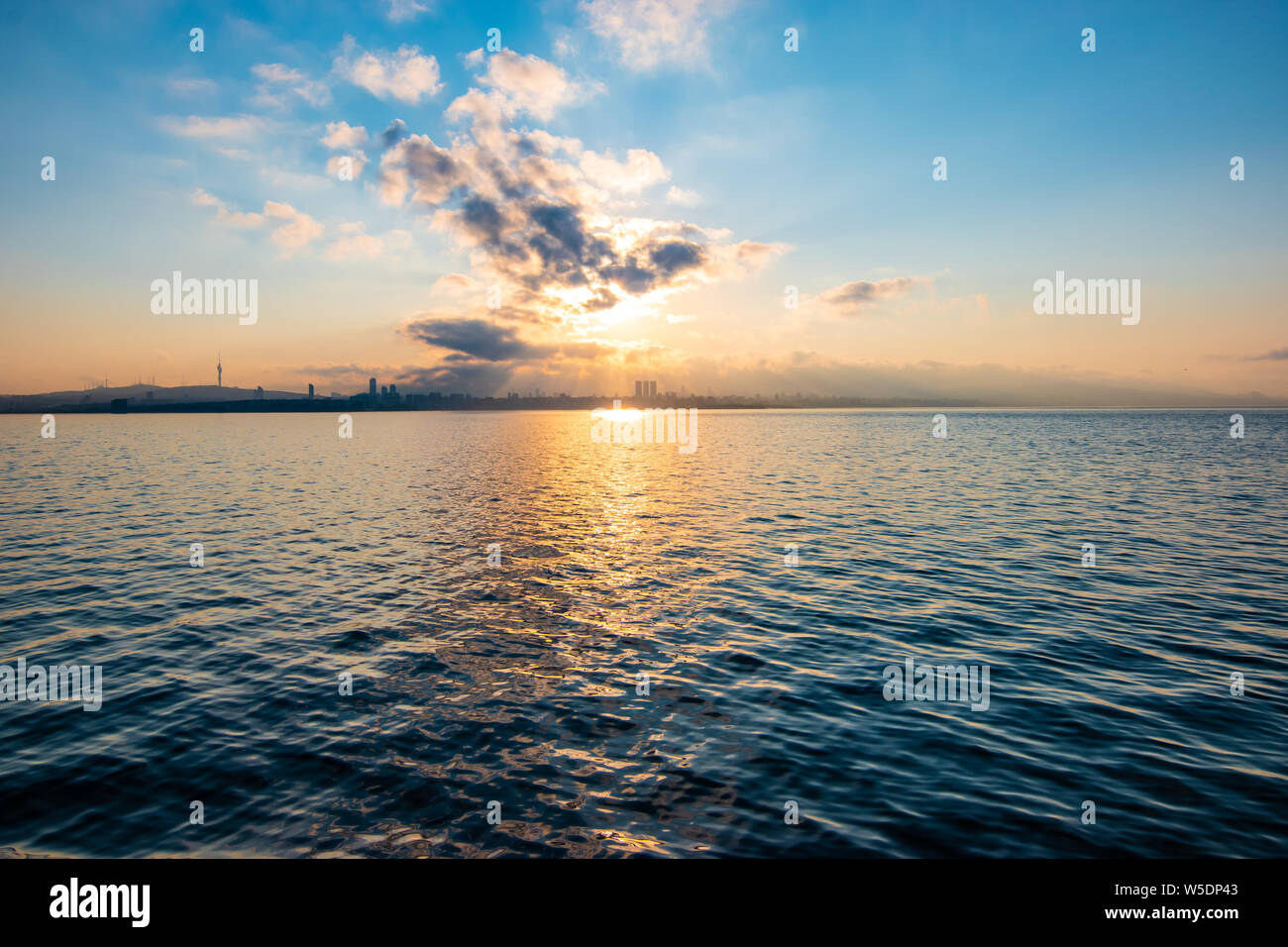 Sun reflection sea turkey hi-res stock photography and images - Alamy