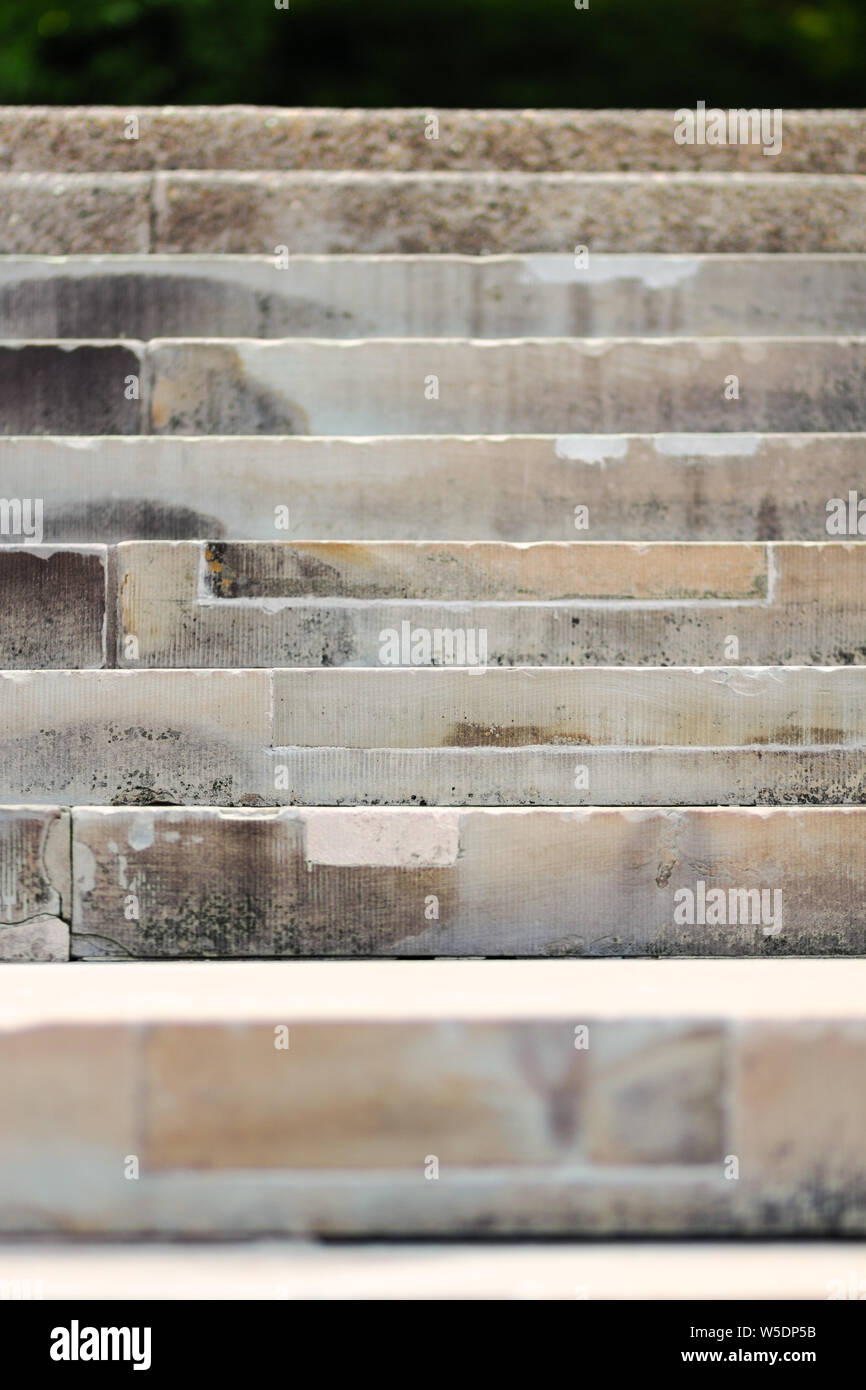 Stone steps create simple parallel lines Stock Photo - Alamy