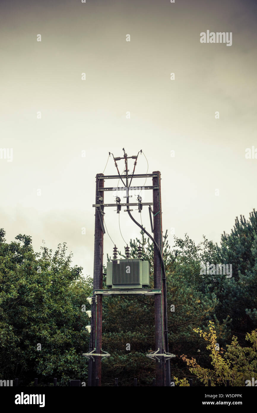 Power poles in the countryside hi-res stock photography and images - Alamy